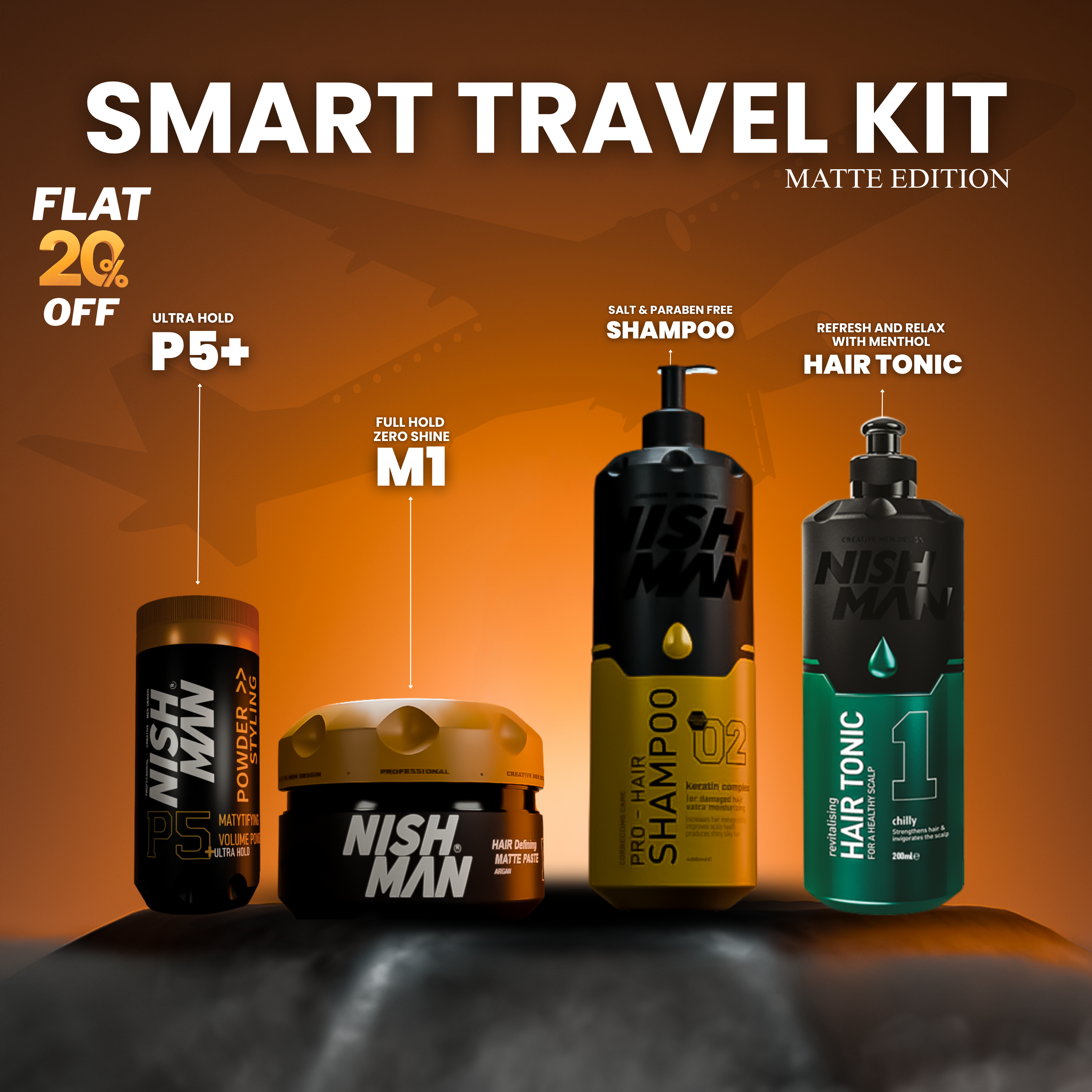 Smart Travel Kit (Matte Edition) – Nishman Pakistan